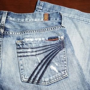7 For All Mankind | Shorts | 7 Fam Dojo Short Bermuda Distressed | Poshmark